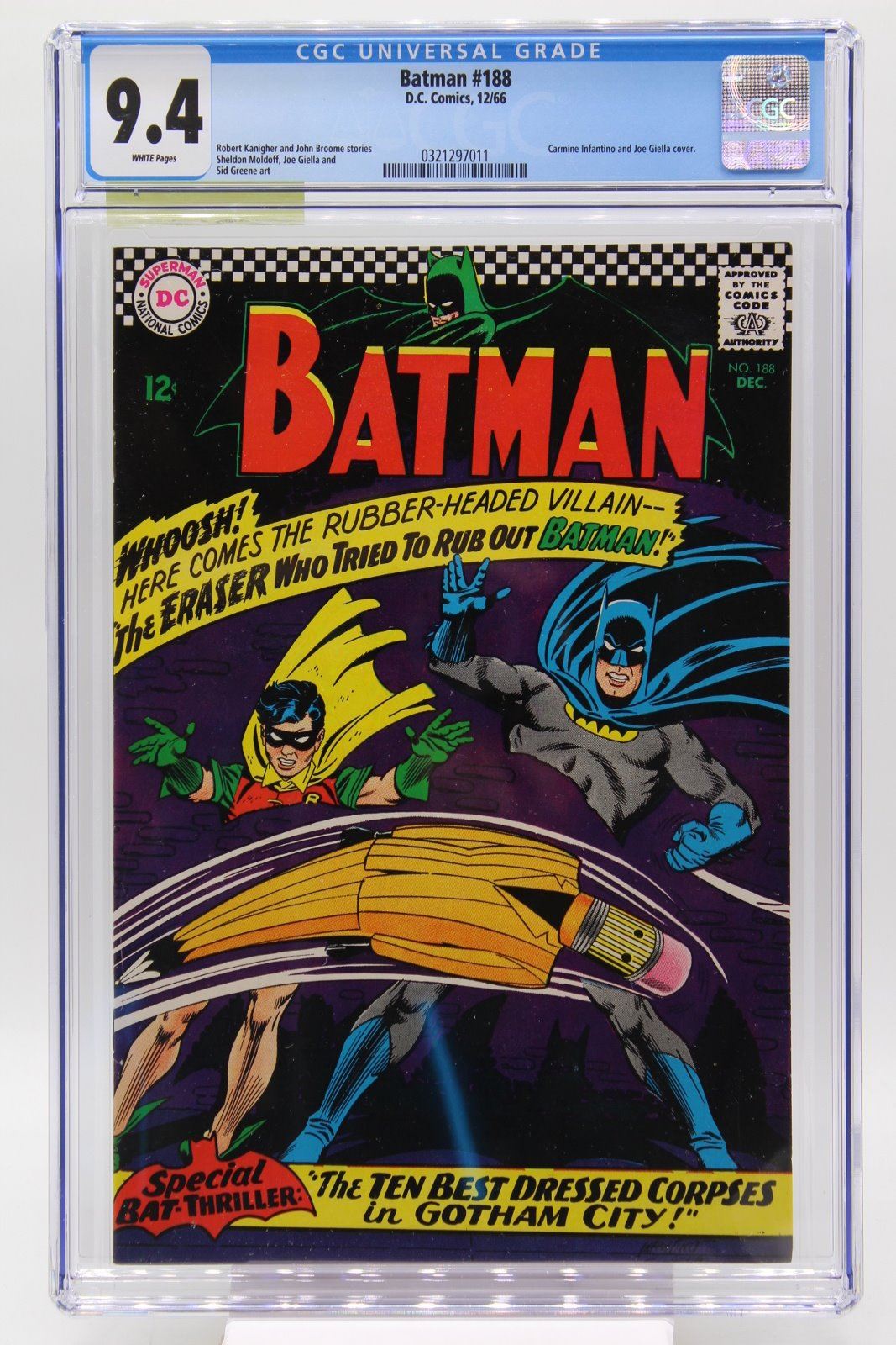 BATMAN NUMBER 188 COMIC.