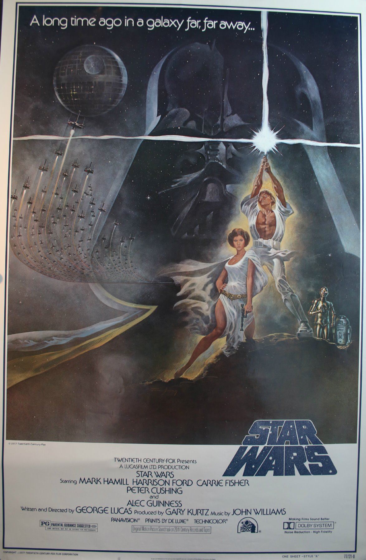 Star Wars, Twentieth Century Fox, 1977, poster.