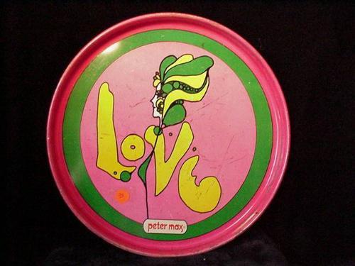 PETER MAX LOVE TRAY