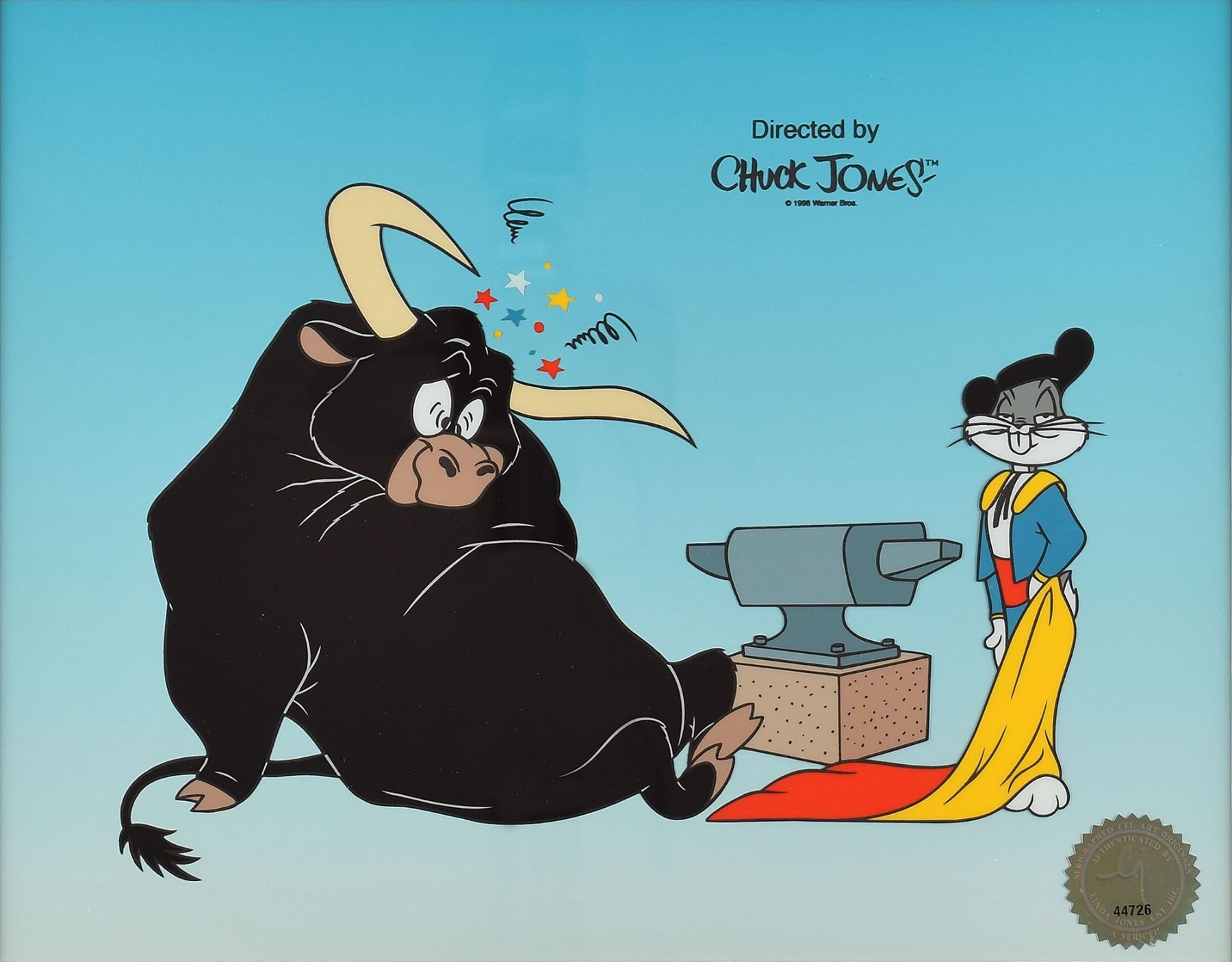 Bugs Bunny and Toro the Bull limited edition sericel from Linda Jones ...