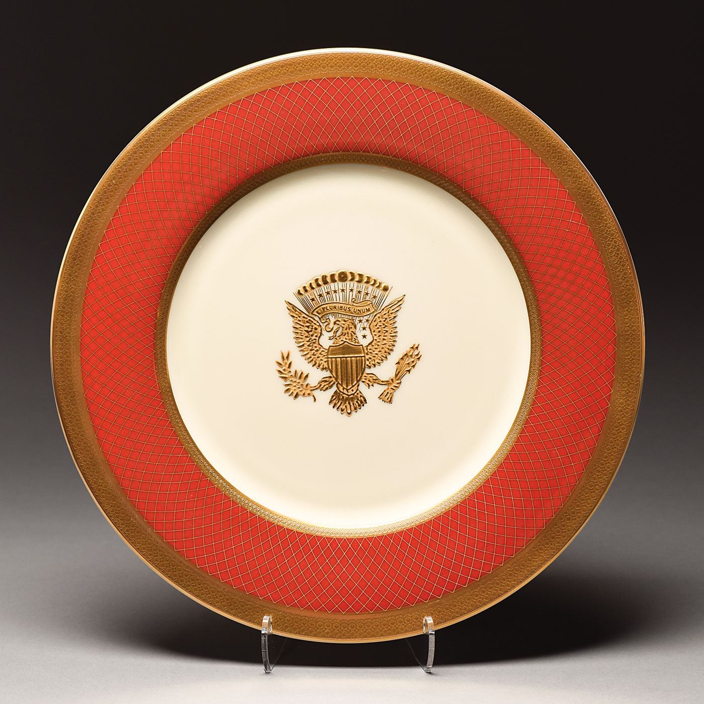 Ronald Reagan White House China Plate