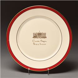 Ronald Reagan Inauguration Gift Plate