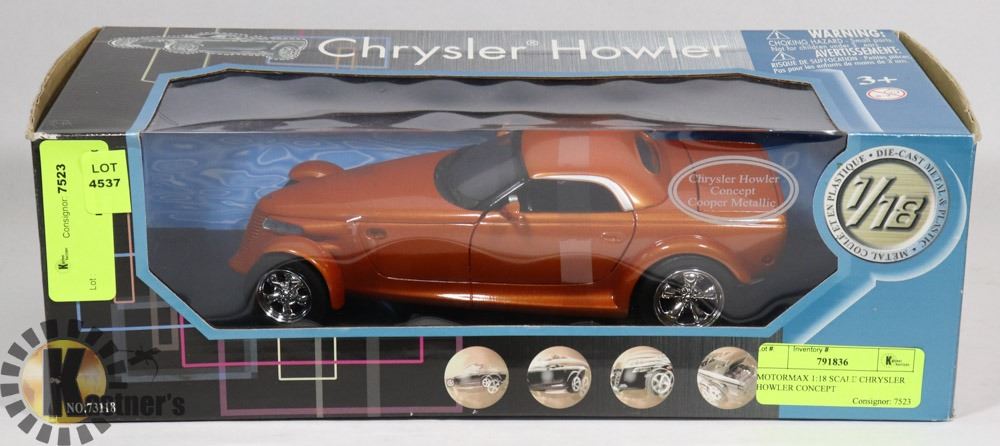 MOTORMAX 1:18 SCALE CHRYSLER HOWLER CONCEPT