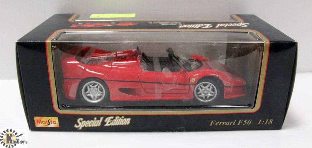 MAISTO FERRARI F50 DIECAST 1:18 SCALE CAR.