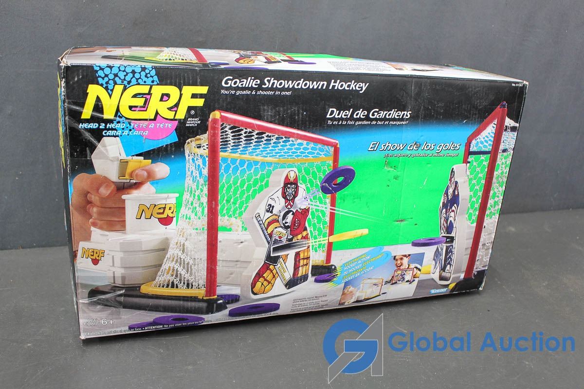 Nerf Hockey Goalie Showdown