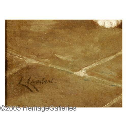 LOUIS EUGENE LAMBERT (French 1825-1900)