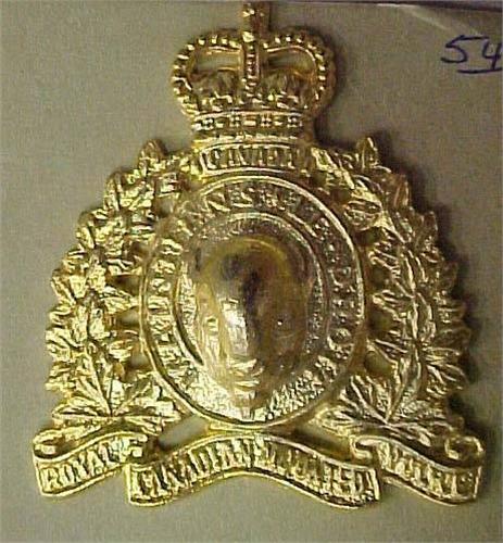R.C.M.P. Cap Badge