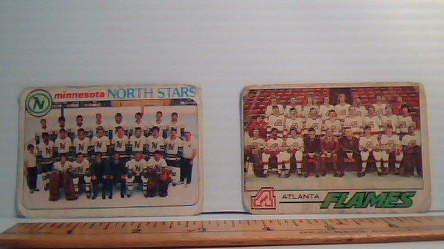 sport hockey cards 1978 Minnesota North Stars & 1977 Atlanta Flames ...