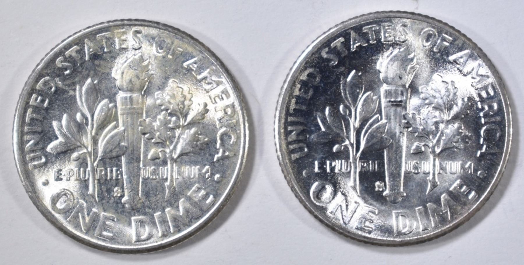 2-BU 1949-S ROOSEVELT DIMES KEY DATE