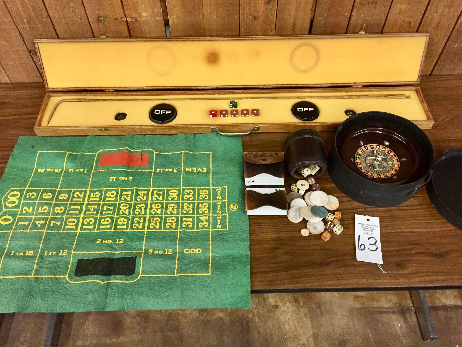 Vintage and Antique Gambling Items