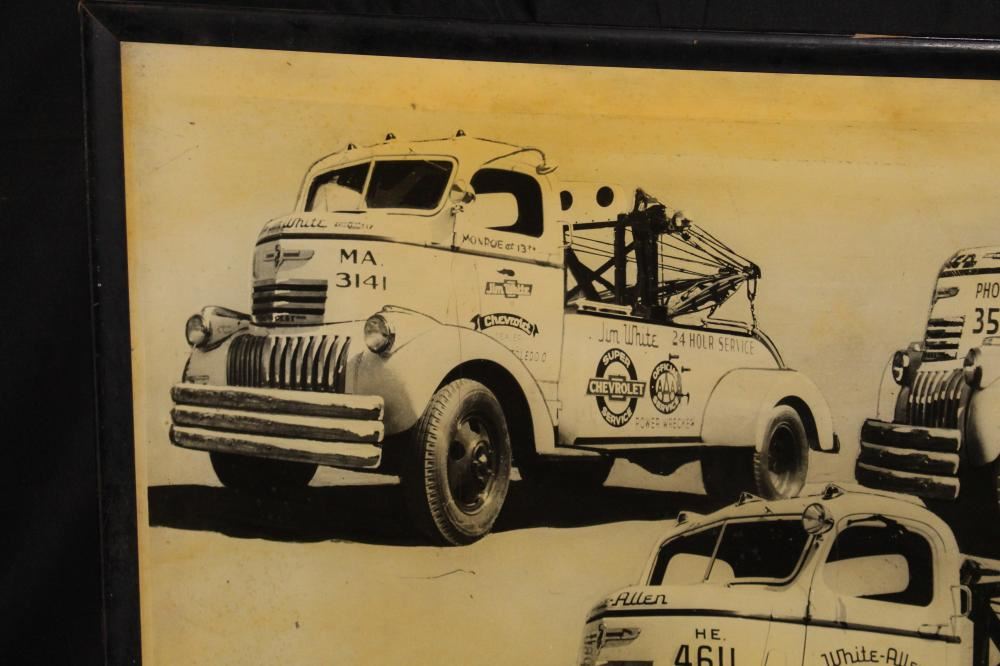 LARGE CHEVROLET TOW TRUCK SIGN OHIO DEALER