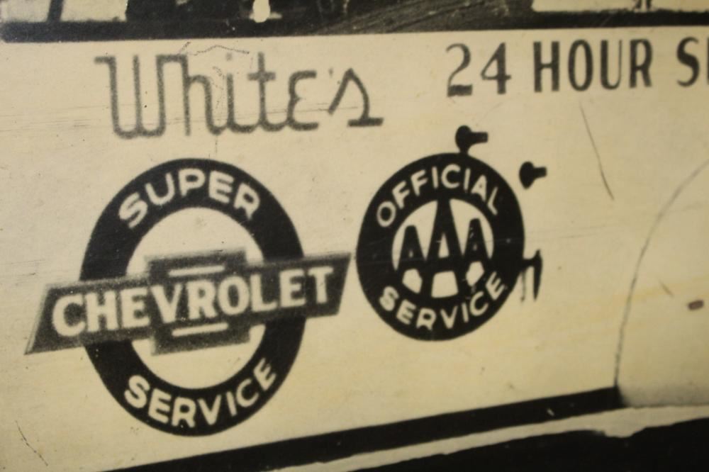 LARGE CHEVROLET TOW TRUCK SIGN OHIO DEALER
