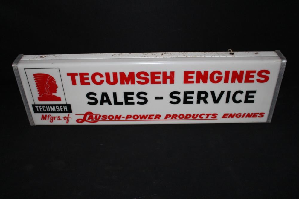 LAUSON TECUMSEH POWER PRODUCTS ENGINE LIGHTED SIGN