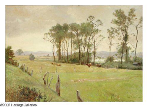 VIGGO LANGER (1860-1942)September, 1935Oil on ca