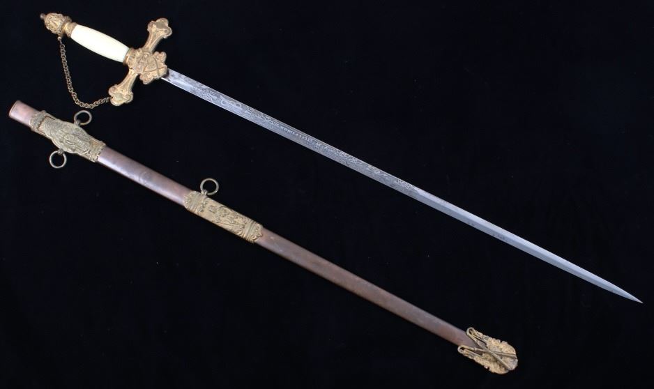 Pettibone Bros. Fraternal Order Ceremonial Sword