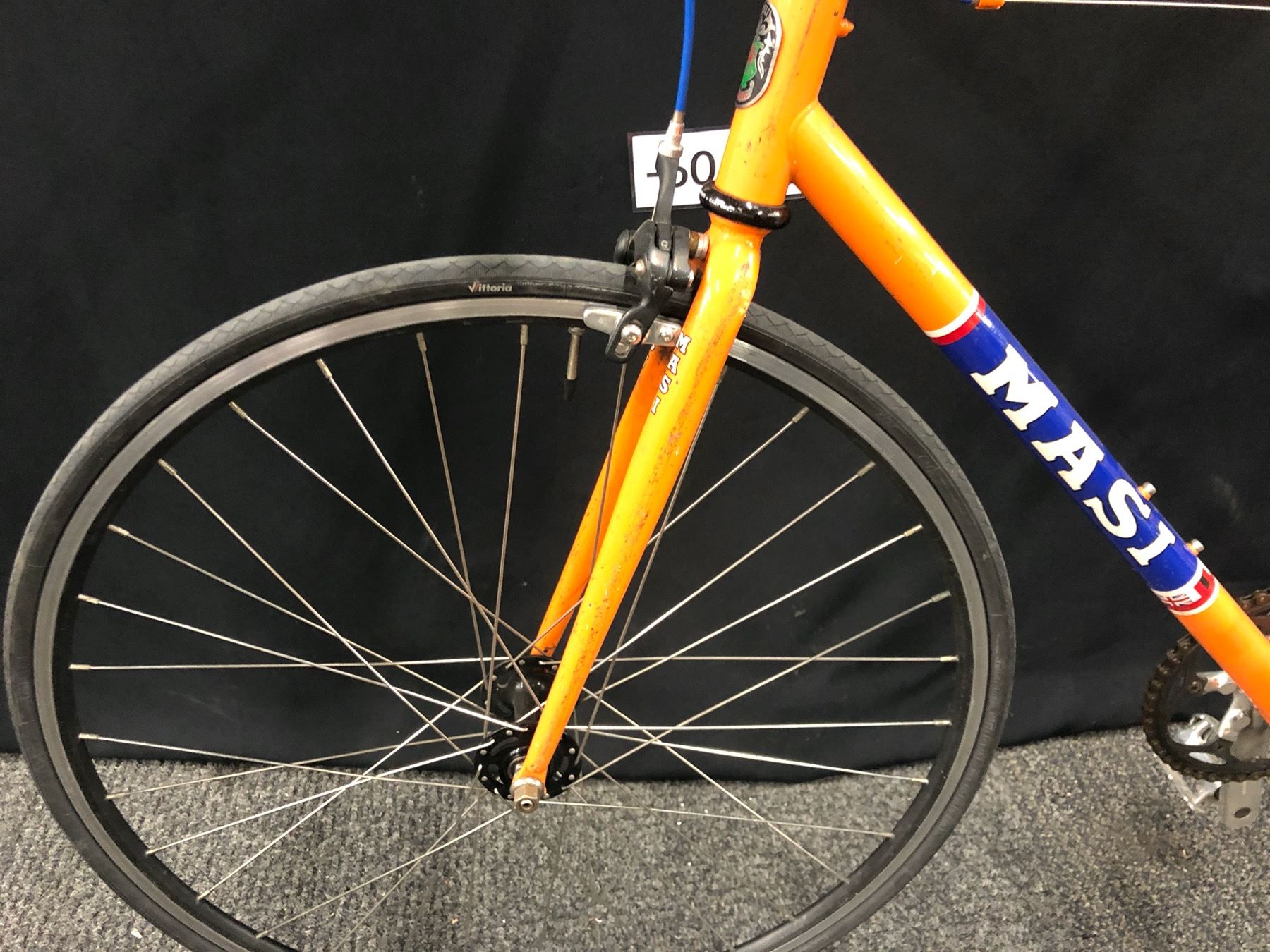 ORANGE MASI SINGLE SPEED ROAD BIKE 56 CM FRAME SIZE ORANGE MASI SINGLE SPEED ROAD BIKE 56 CM FRAME SIZE