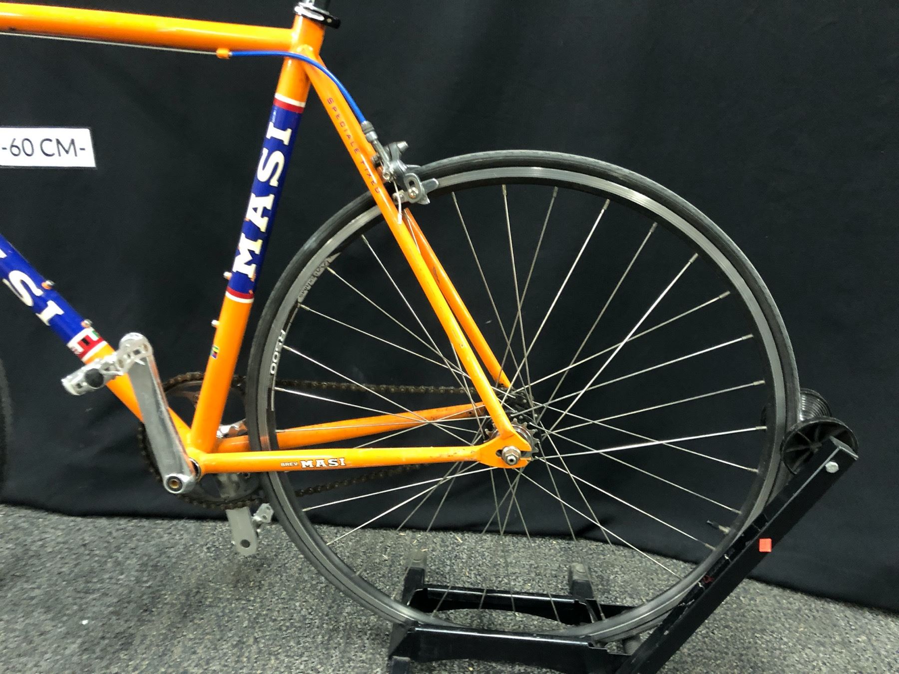ORANGE MASI SINGLE SPEED ROAD BIKE 56 CM FRAME SIZE Able Auctions ORANGE MASI SINGLE SPEED ROAD BIKE 56 CM FRAME SIZE Able Auctions
