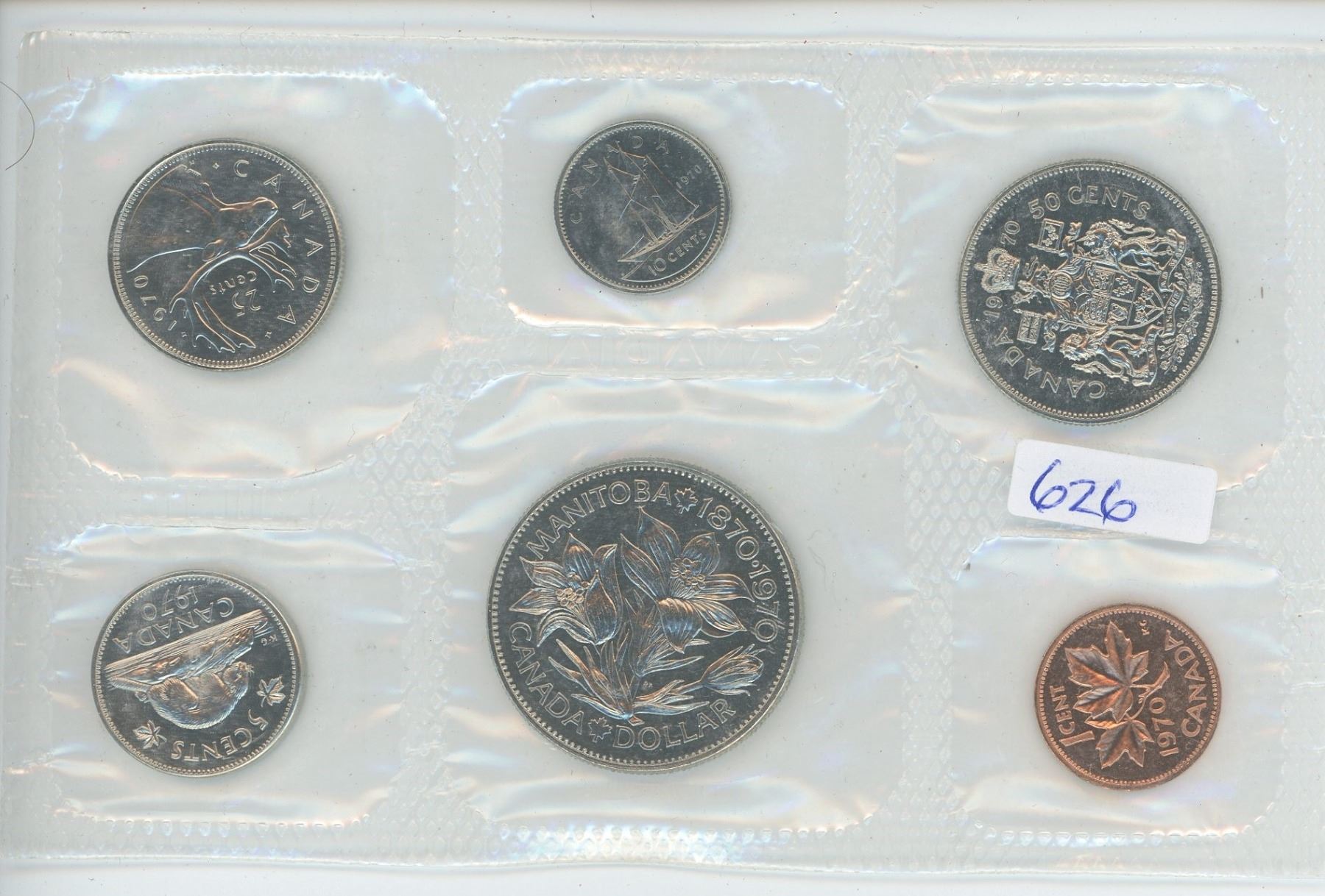 1970 CANADIAN UNCIRCULATED COIN SET - Schmalz Auctions