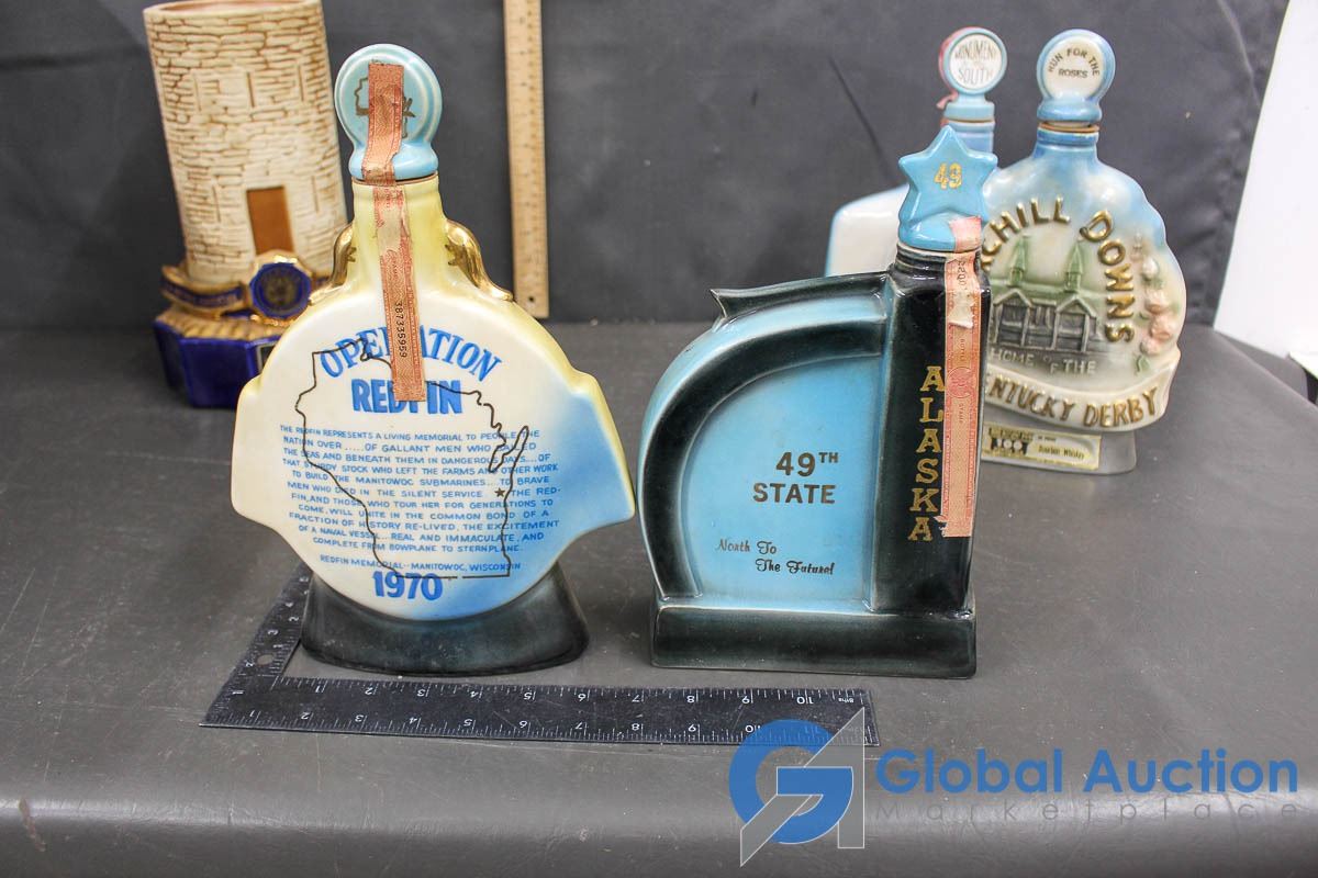 (5) Fancy Liquor Bottles