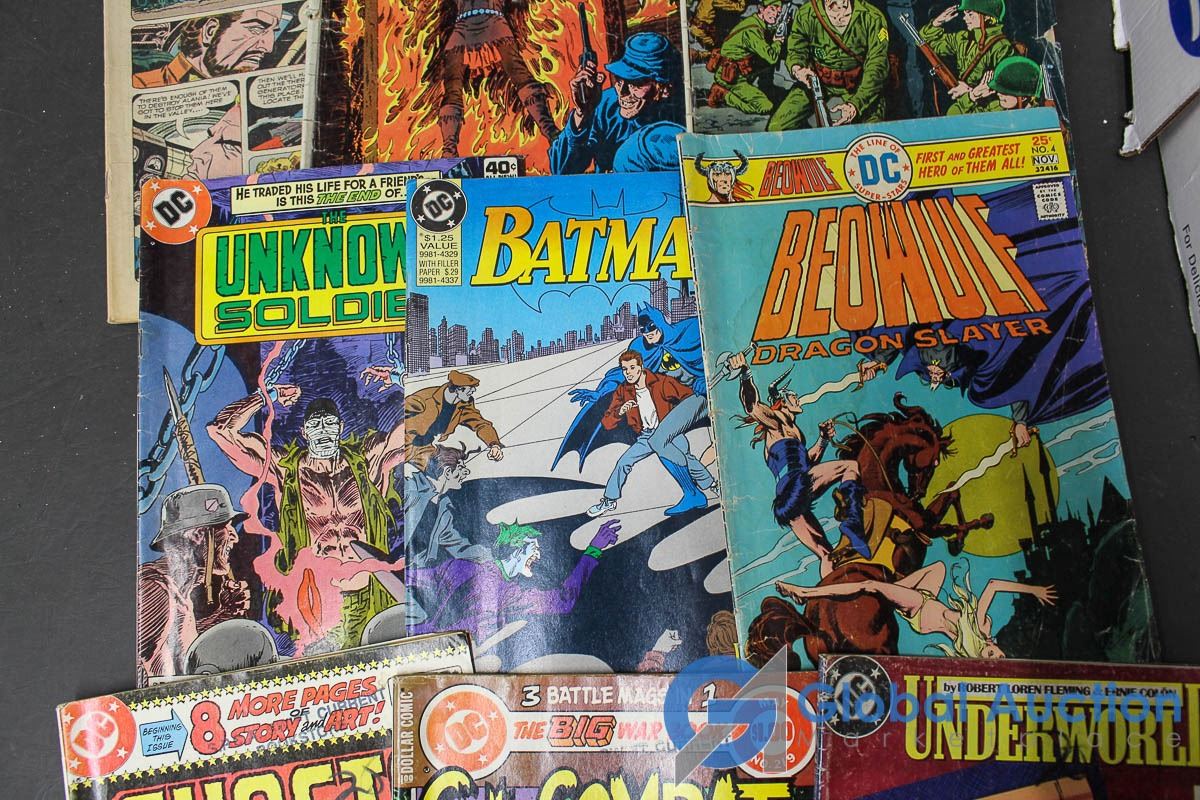 (9) Vintage DC Comic Books
