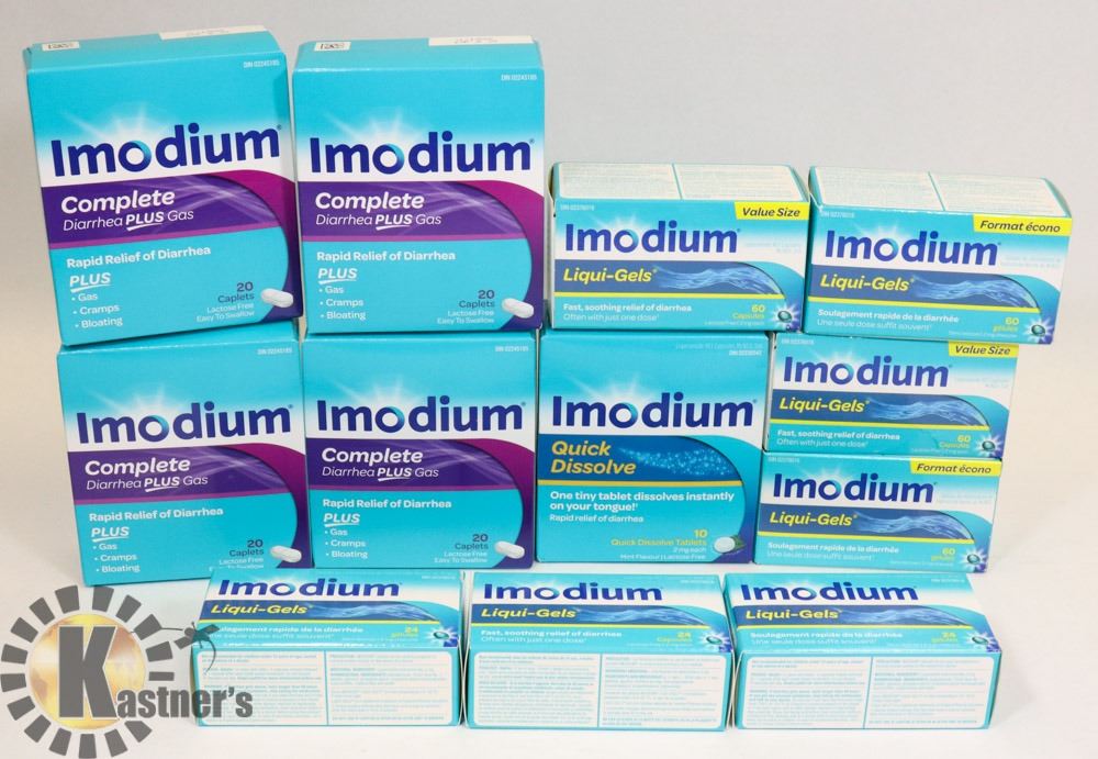 LOT OF IMODIUM QUICK DISSOLVE DIARRHEA RELIEF TABS