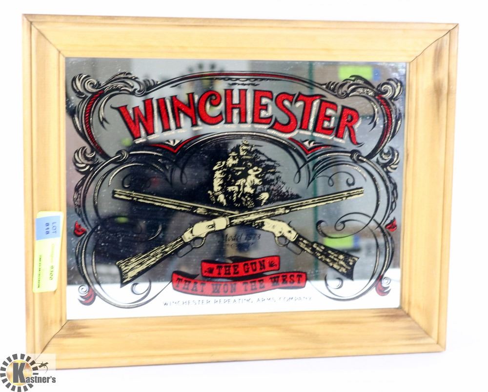 WINCHESTER MIRRORED FRAMED PICTURE