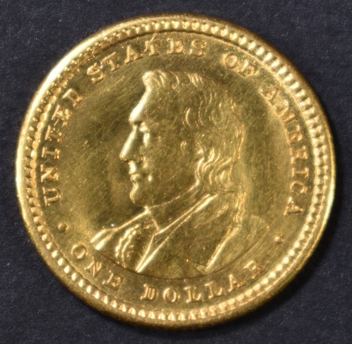 1905 $1 GOLD LEWIS & CLARK CH BU
