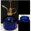 Cobalt blue molded glass plant atomizer