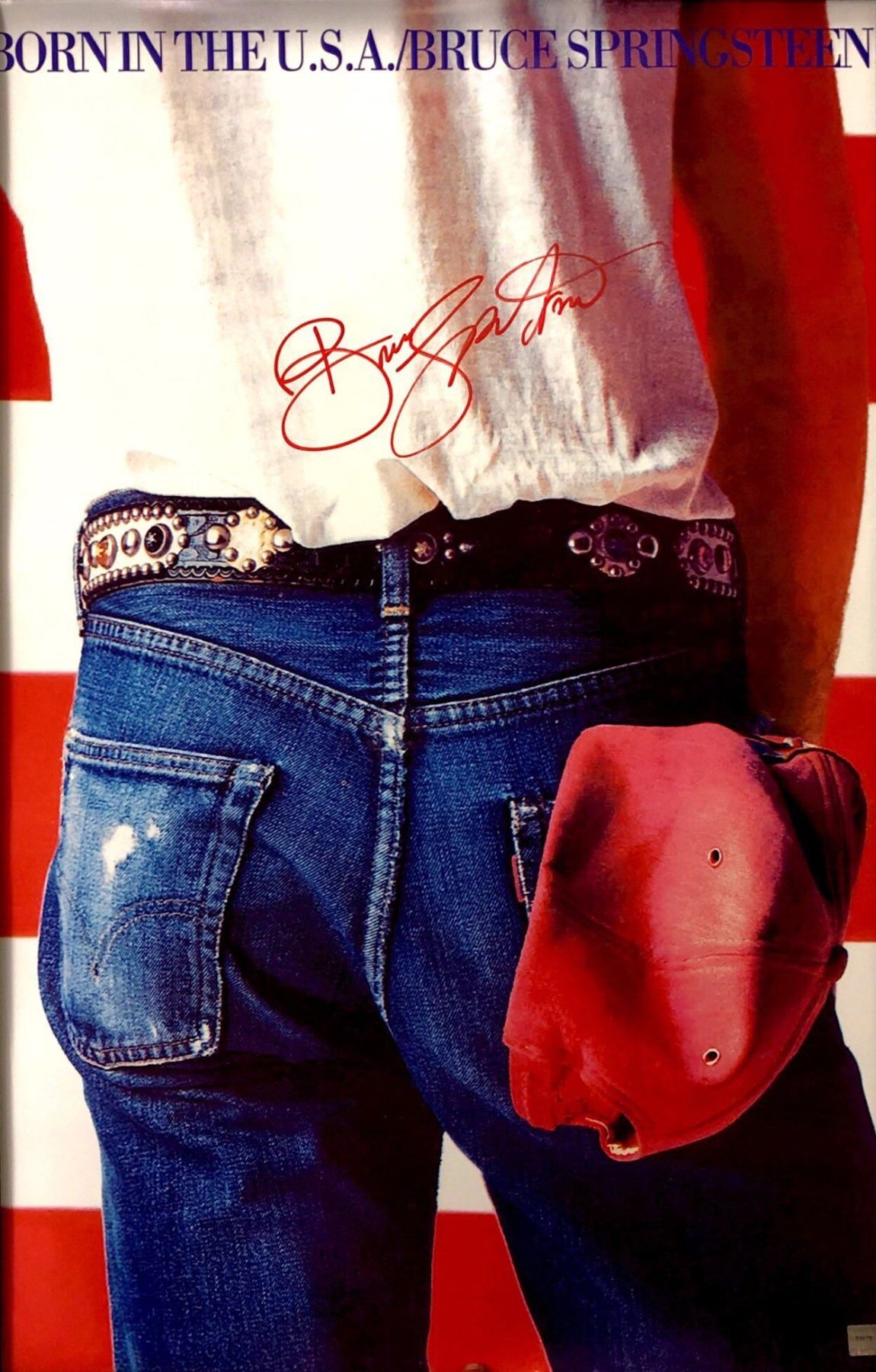 Signed Bruce Springsteen "Born In The USA" - Poster