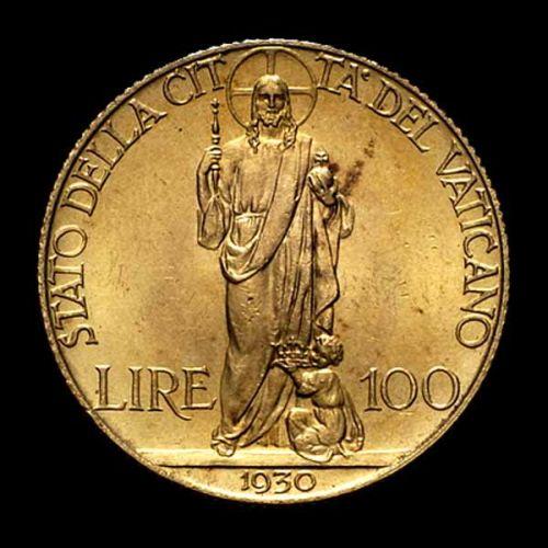Vatican City - gold - Pio XI - 100 Lire