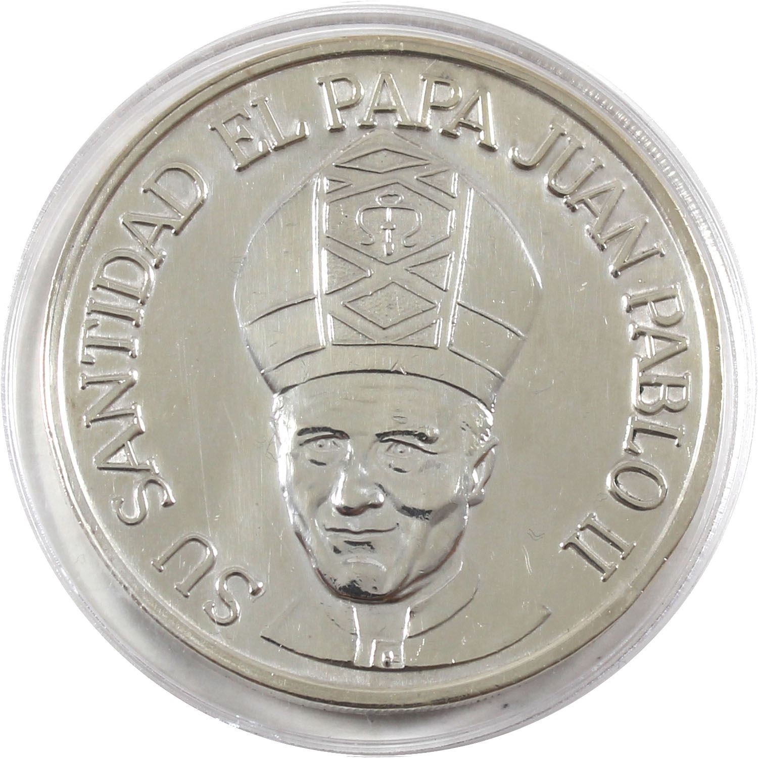 2oz Mexico Su Santidad El Papa Juan Pablo II Pope .999 Fine Silver ...