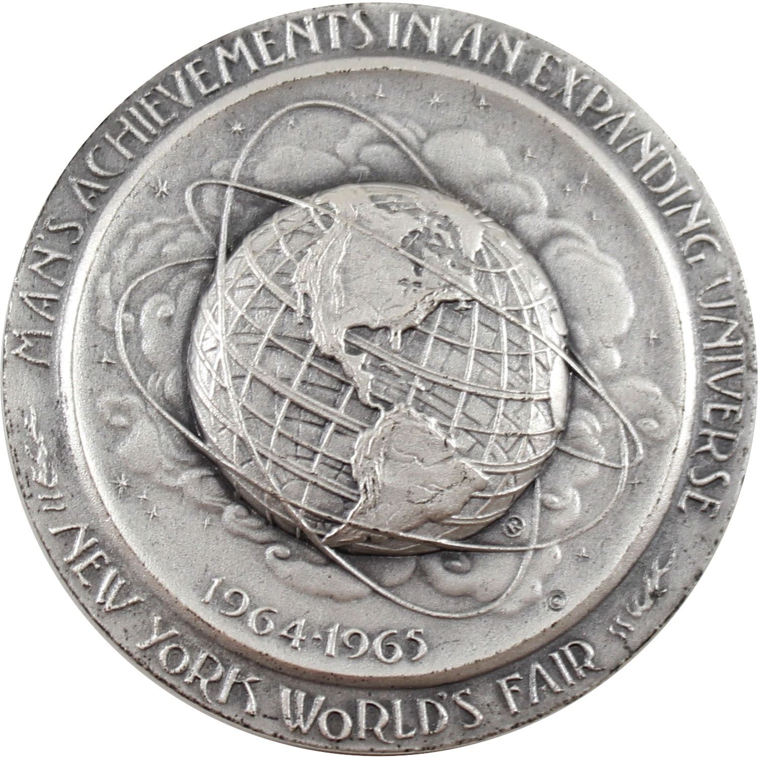 1964-1965 Official Commemorative Medallion of the New York World's Fair ...