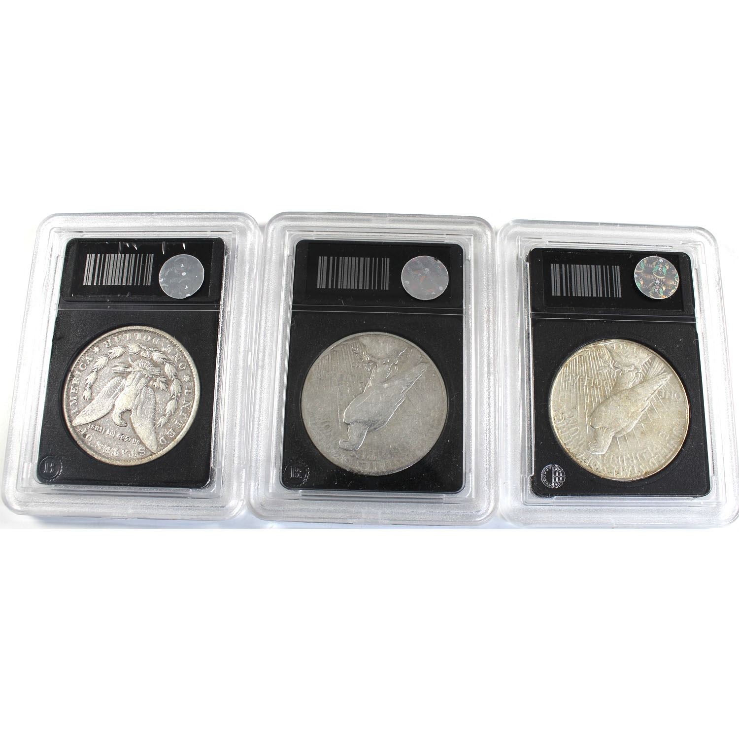 3x USA Silver Dollars 1904, 1924-S, & 1934. Average Circulated ...