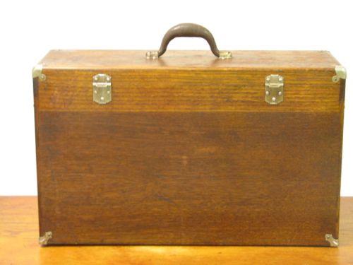 Oak Machinist Tool Box H.Gerstner Sons, Dayton Ohio