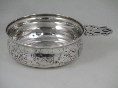 Webster Sterling Childs Peter Pan Porringer 1910