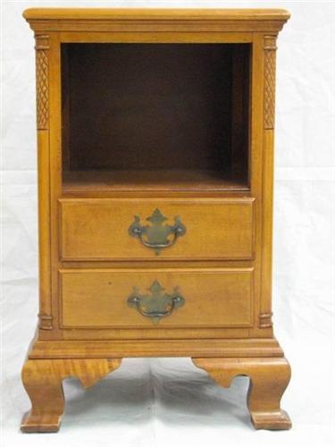 Solid Maple Night Stand, Paine Furniture MA, Pineapple