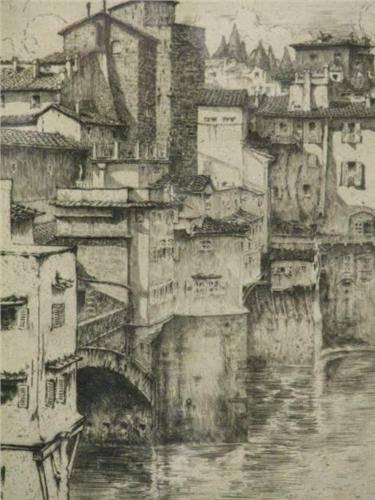 Ernest David Roth (1879-64), 1912 Etching