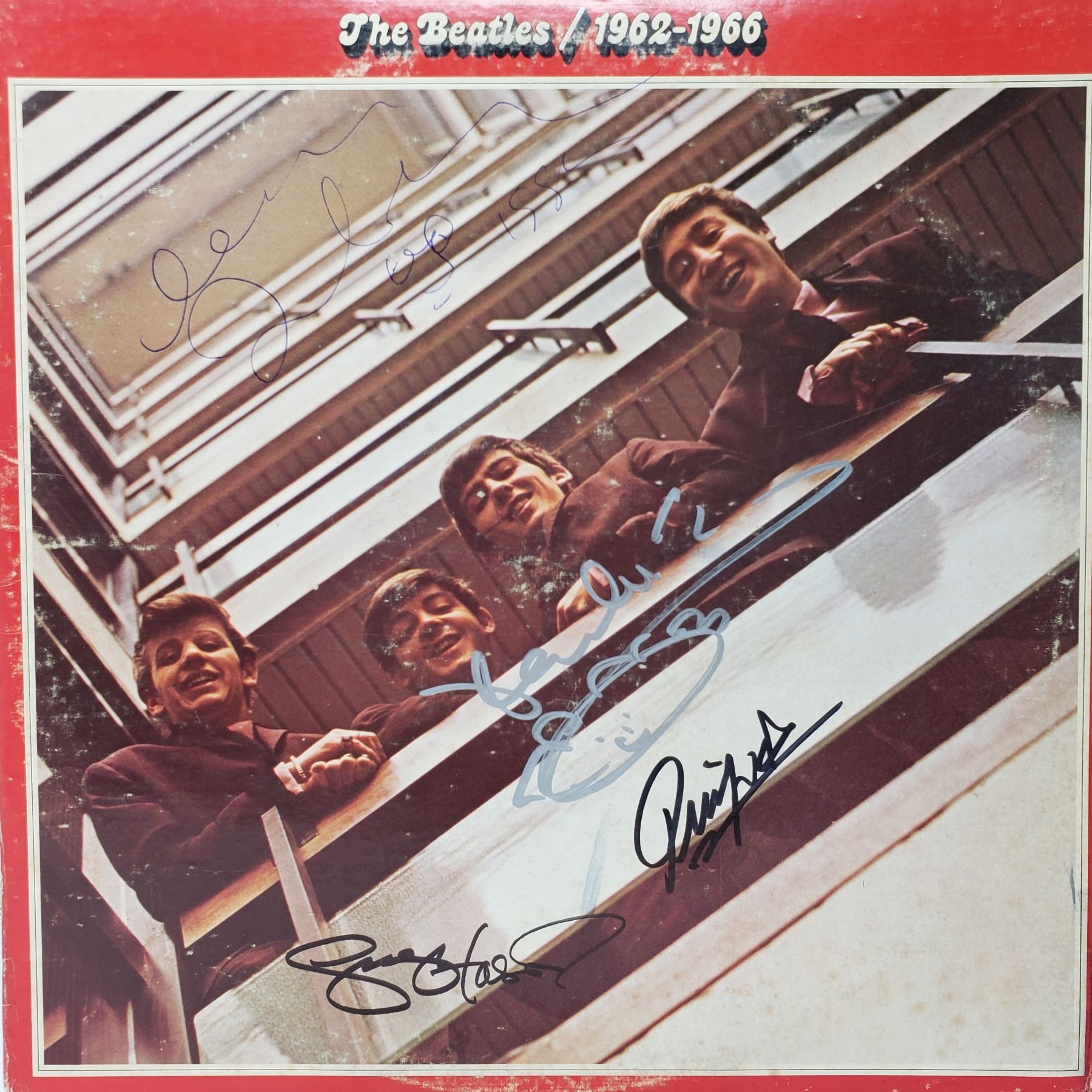 The Beatles Signed 1962-1966 Album Cover