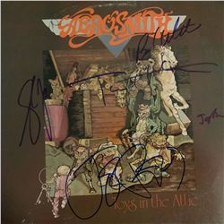 Signed Aerosmith Toys In the Attic Album Cover