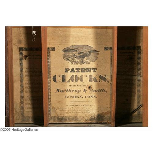 C. 1830 Mantle Clock- Painting of Andrew Jackson Fabulous C. 1830 ...