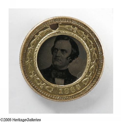 Pristine 1860 Breckinridge & Lane Ferrotype Pristine 1860 Breckinridge ...