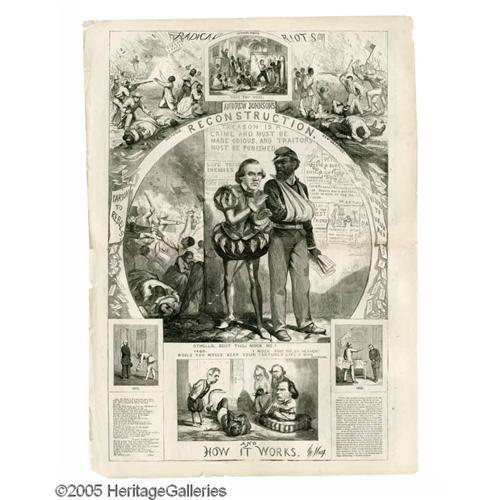 Thomas Nast Reconstruction Cartoon Centerfold Thomas Nast ...