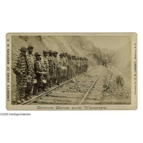 Chain Gang on the Railroad in North Carolina Chain Gang on the Railroad ...