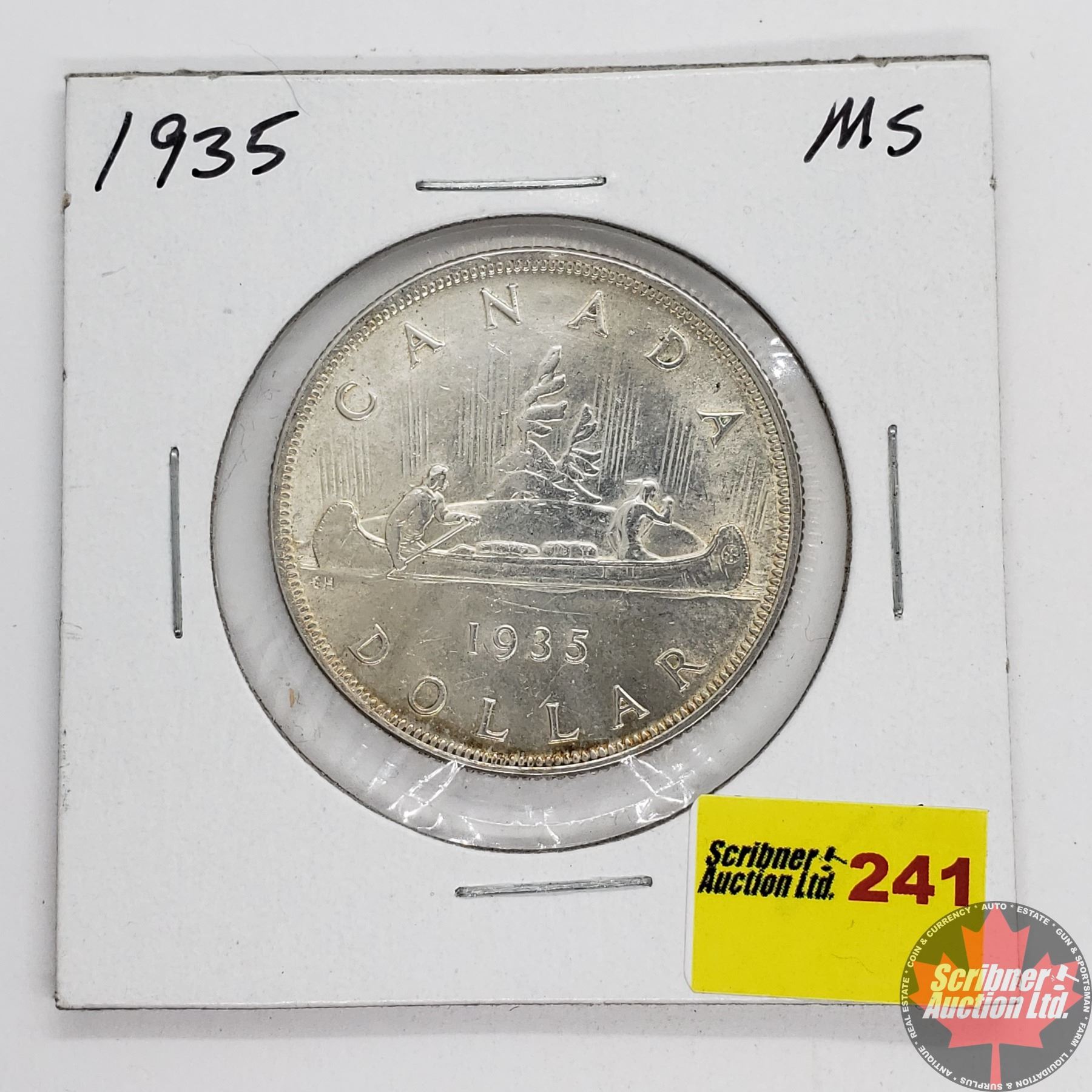 Canada Silver Dollar 1935