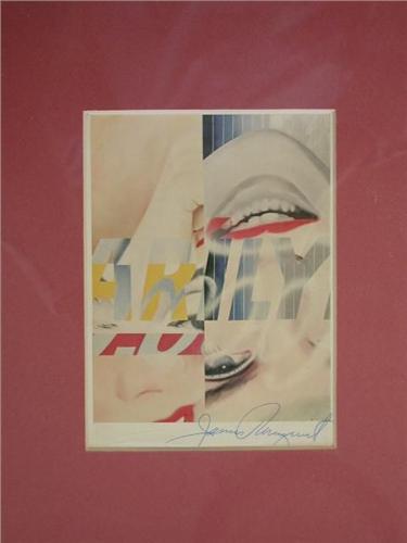 ROSENQUIST Postcard Marilyn Monroe POP
