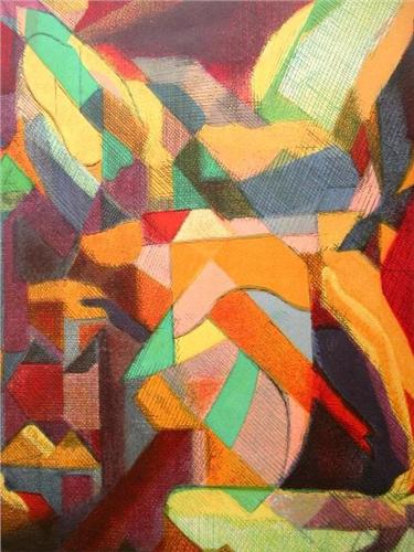 JACQUES VILLON Litho French Cubism Art
