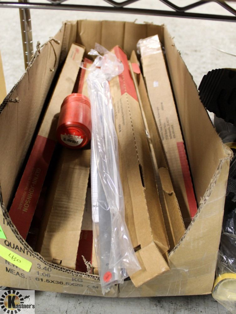 BOX OF INGERSOL-RAND SAFETY BAR HARDWARE