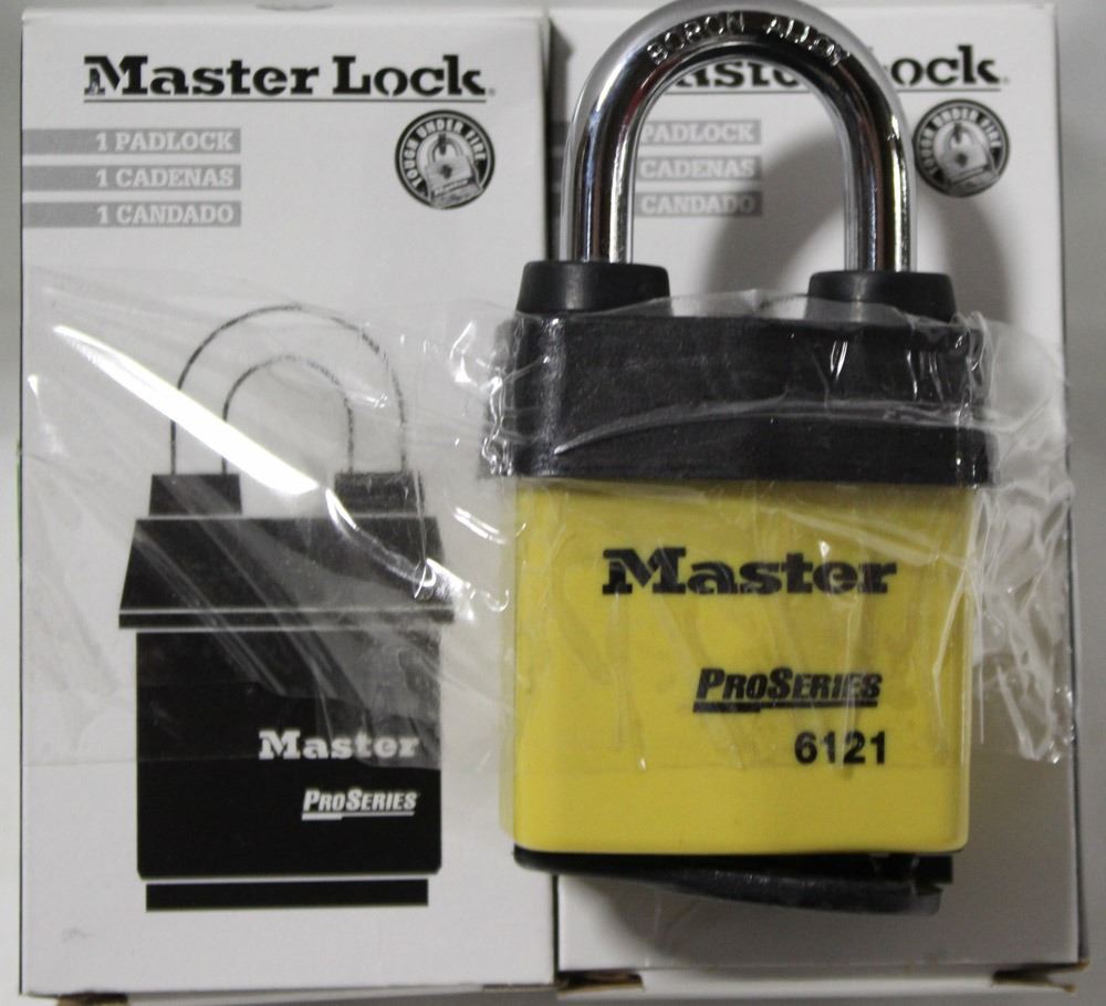 LOT OF 2 NEW MASTERLOCK PROSERIES KEYED LOCKS