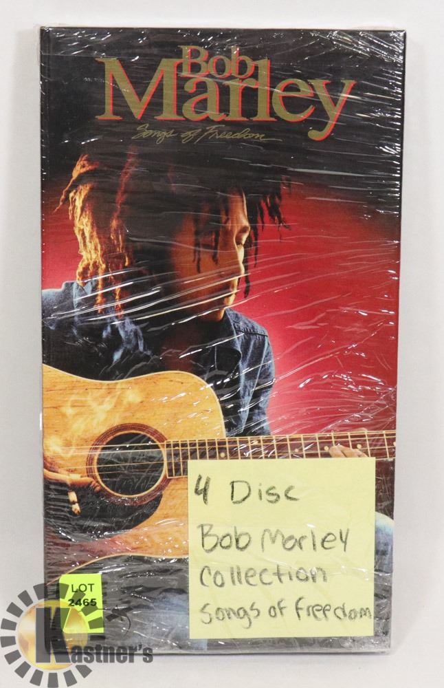 4 DISC BOB MARLEY COLLECTION SONGS OF FREEDOM