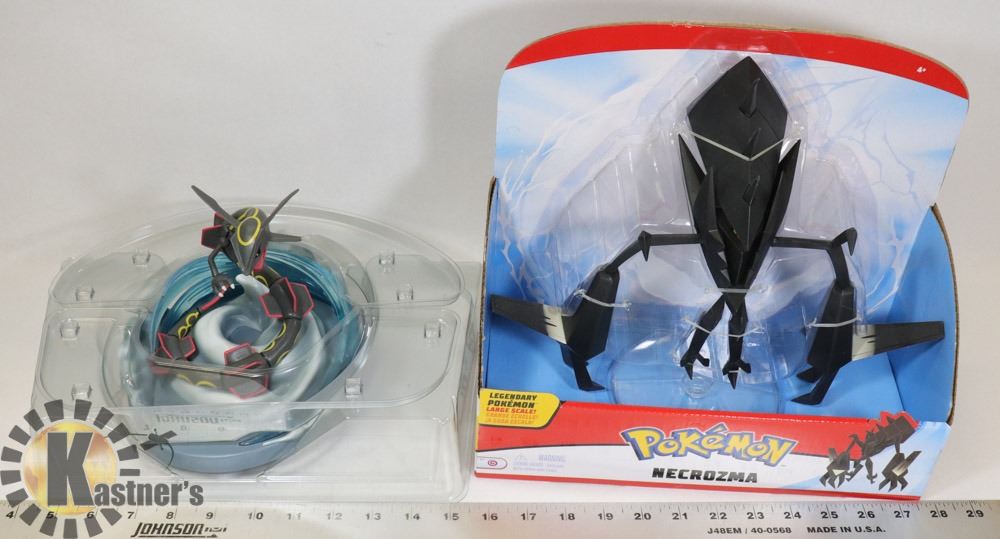 LOT OF 2 NEW LARGE POKÉMON NECROZMA & RAYQUAZA